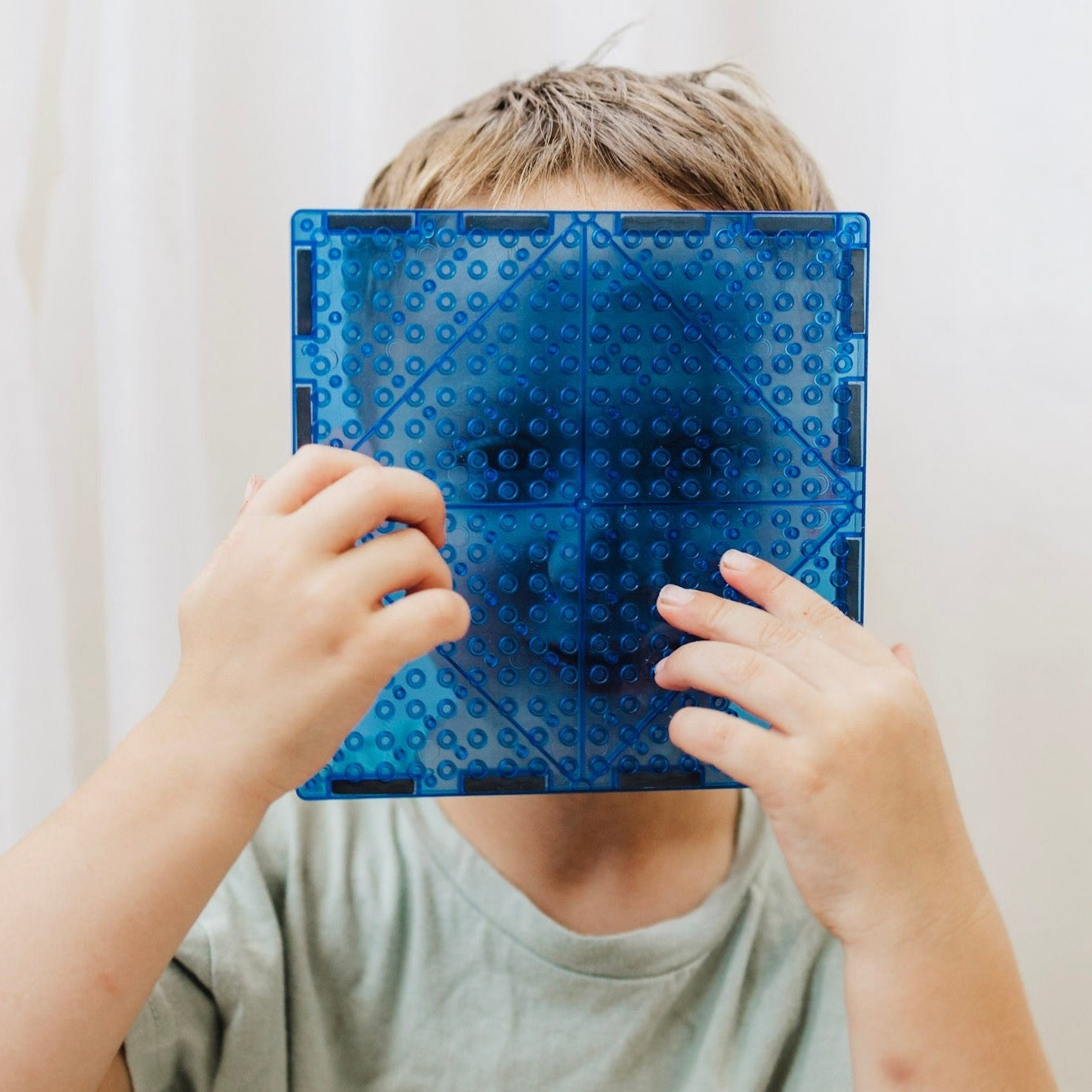 MAGBRIX® Magnetic Brick Tile - Big Square 6 Pieces Set MAGBLOX by Play ...