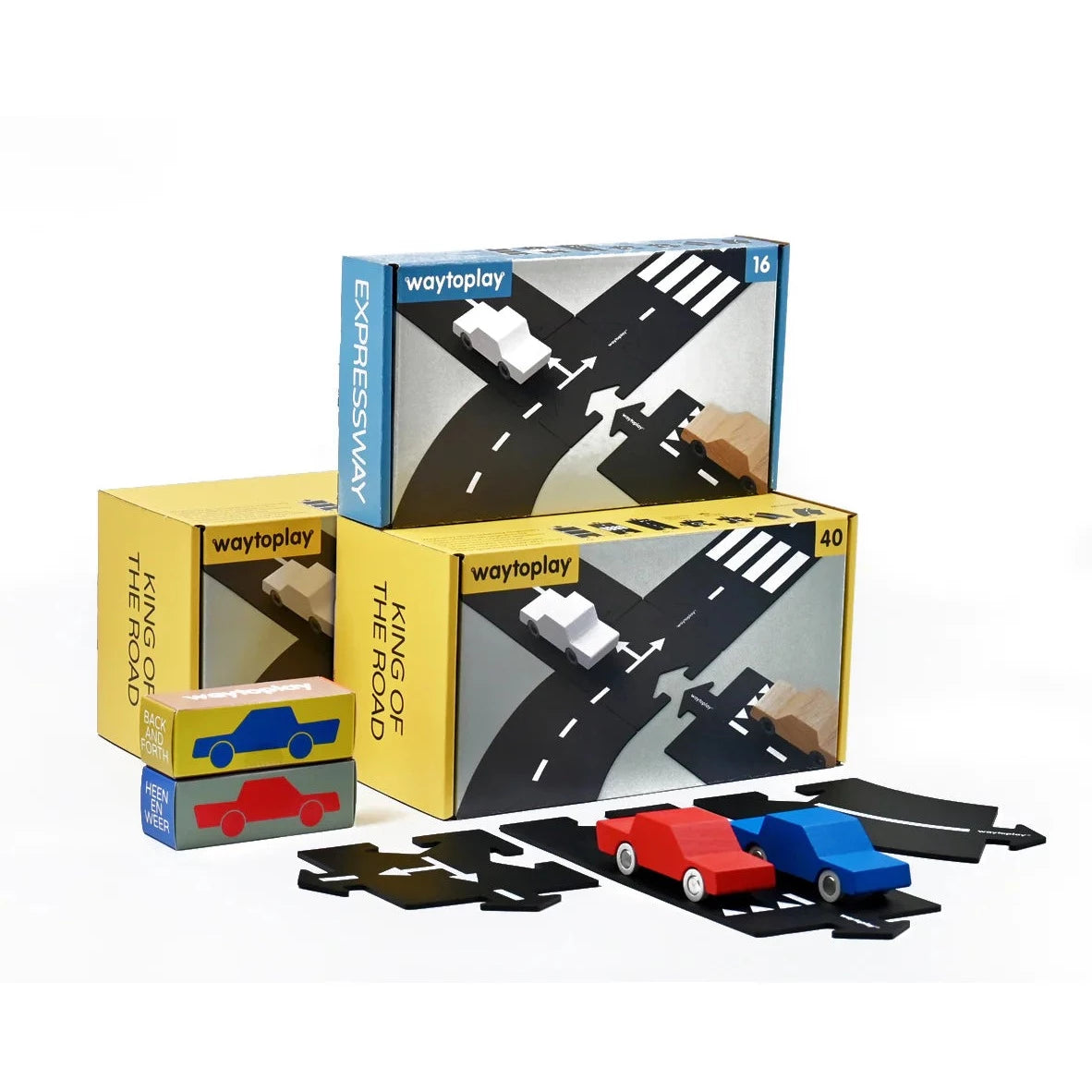 Waytoplay | Road Track KING OF THE ROAD DELUXE Large Way to Play Set ...
