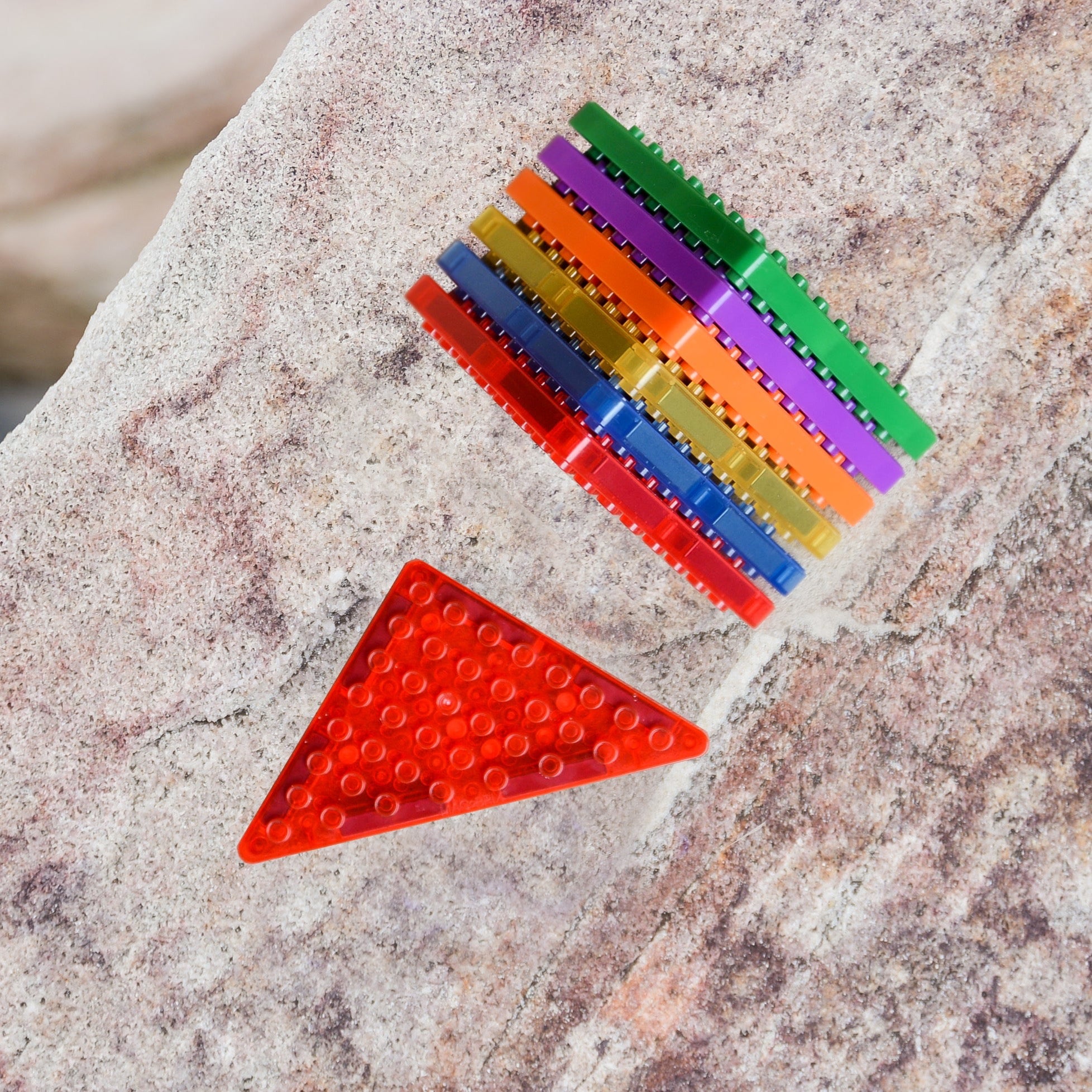 MAGBRIX® Magnetic Brick Tile - Right Angle Triangle Set 12 Piece Pack ...