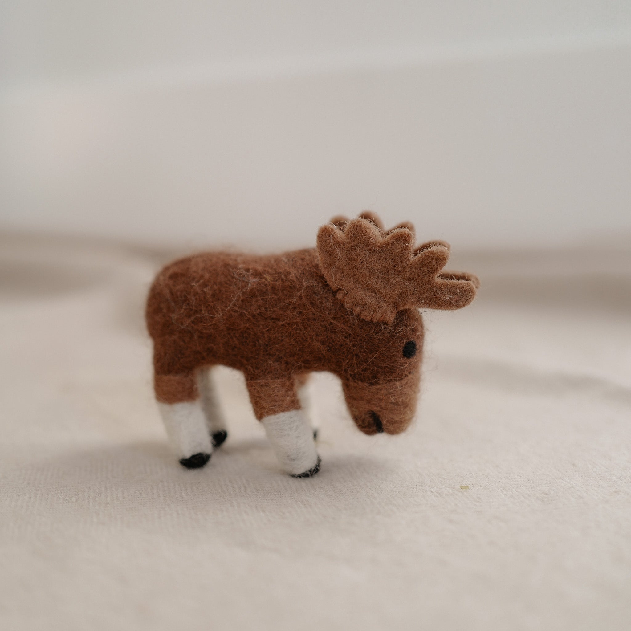 Moose Animal Puppets | Felt Finger Puppet – Play Planet