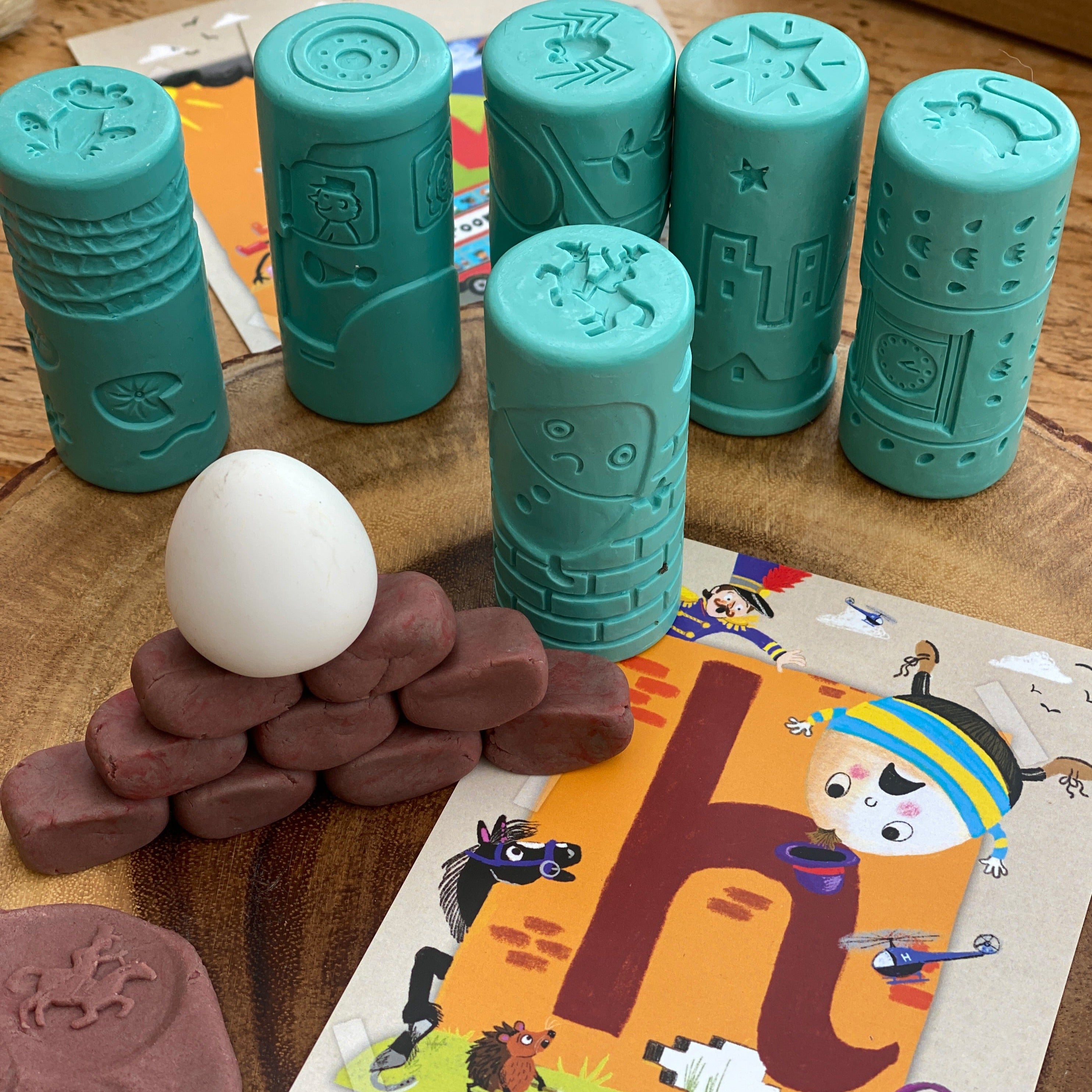 Let’s Roll – Nursery Rhymes Play Dough Roller and Stamp Set – Play Planet