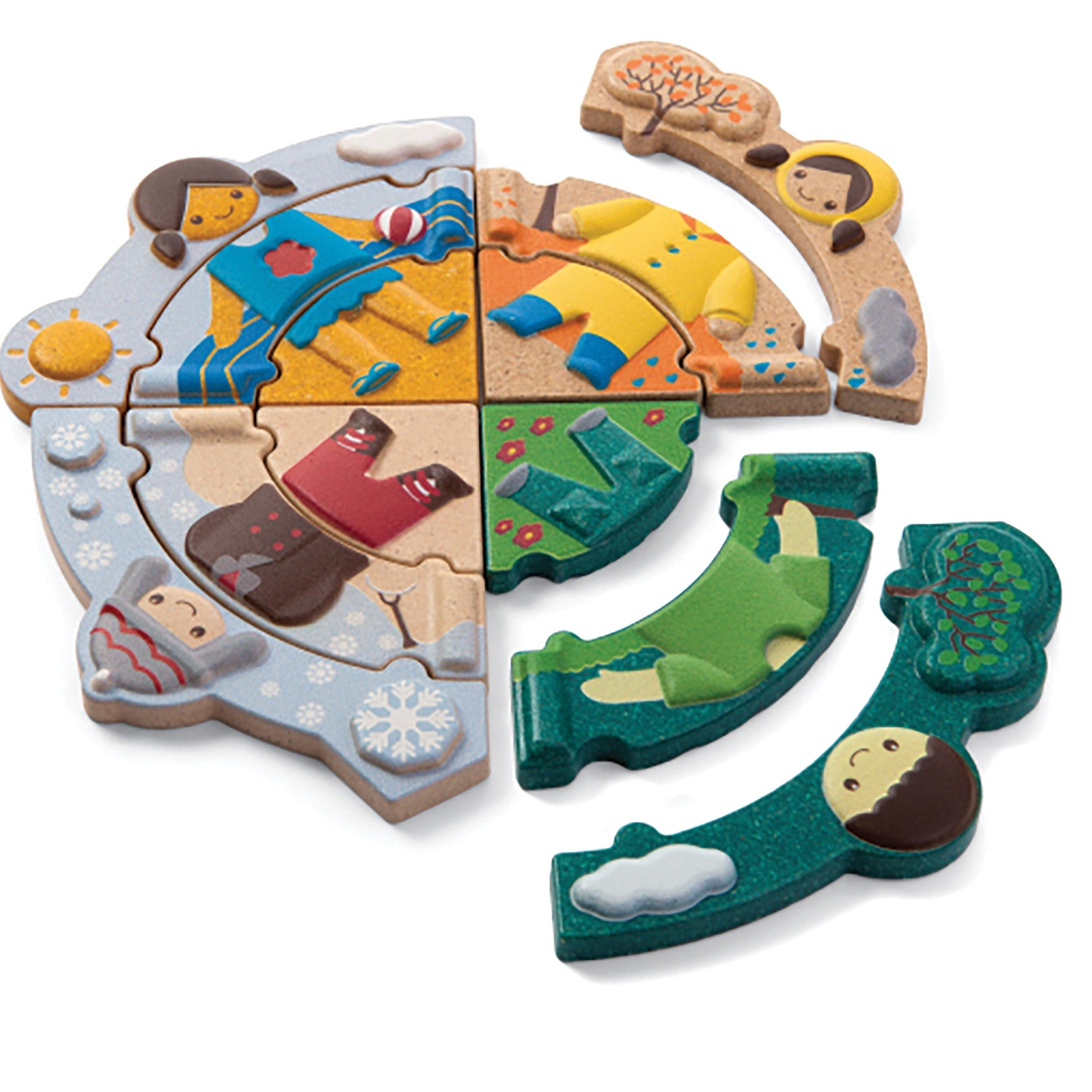 PlanToys Weather Dress-Up Puzzle – Play Planet