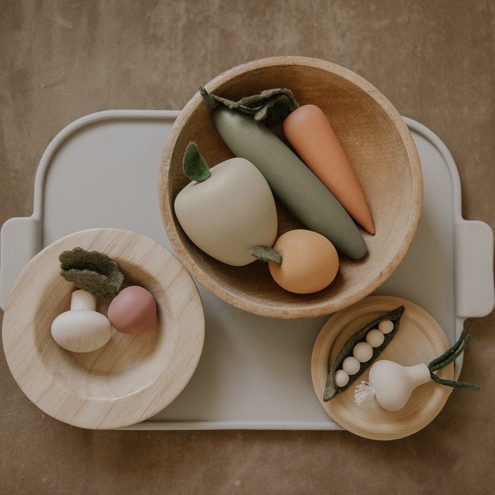 Wooden Veggie Salad Set – Play Planet