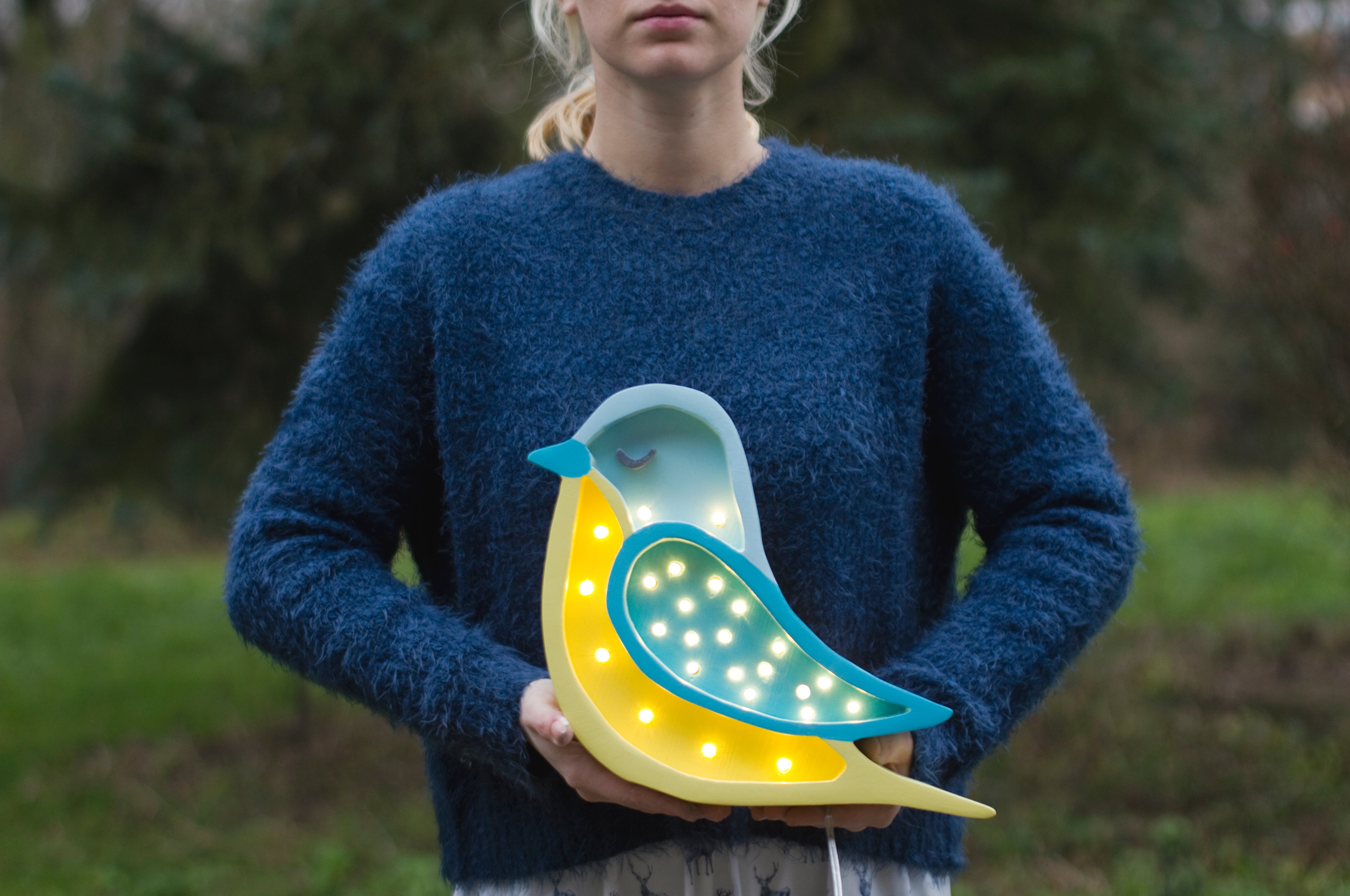 Little Light Owl Wooden Lamp – Play Planet