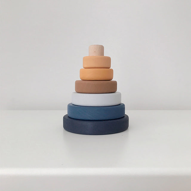 Wooden Rainbow Stacking Set – Play Planet