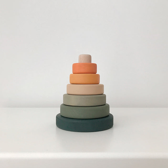 Wooden Rainbow Stacking Set – Play Planet