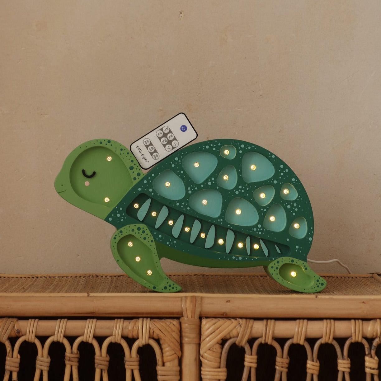 Little Light Turtle Lamp Handmade Wooden Light | Play Planet Eco ...